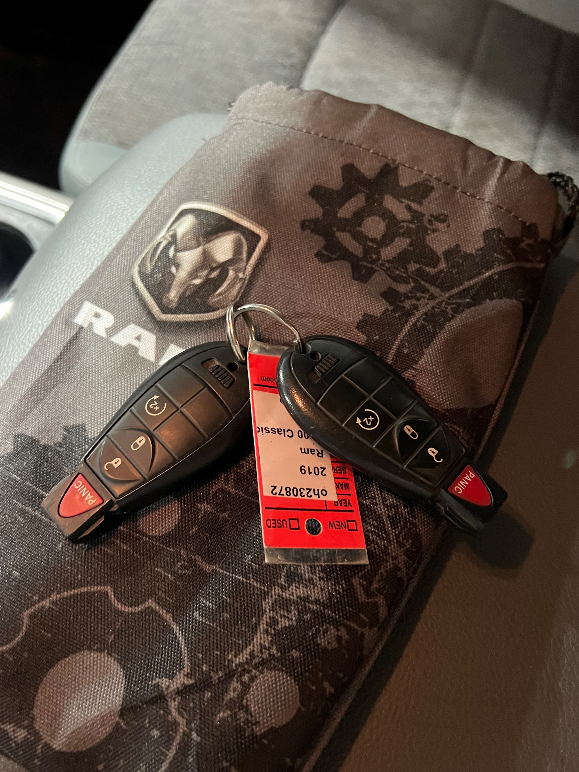 Used 2019 Delmonico Red Pearl Coat Ram 1500 Classic Crew Cab Warlock ...