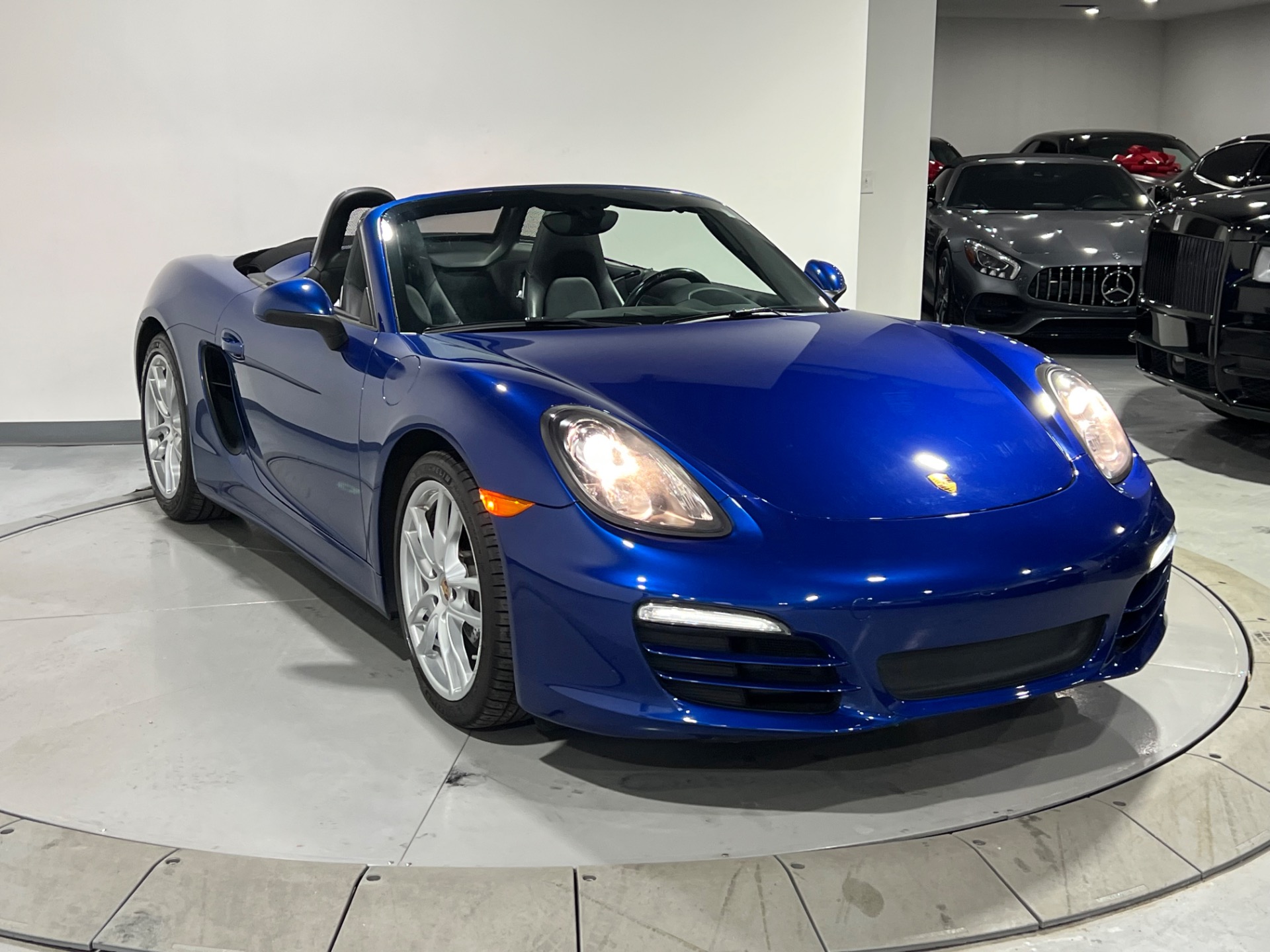 Used 2013 Aqua Blue Metallic Porsche Boxster 6-Speed Manual Roadster ...