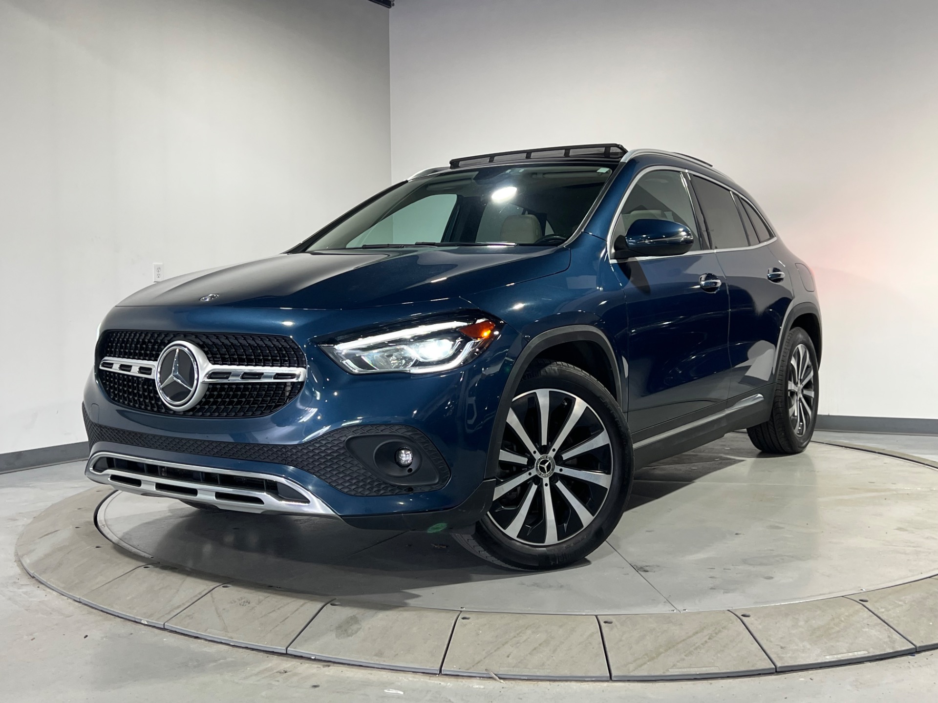 Used 2021 Denim Blue Metallic Mercedes-Benz GLA 250 4 MATIC AWD GLA 250 ...
