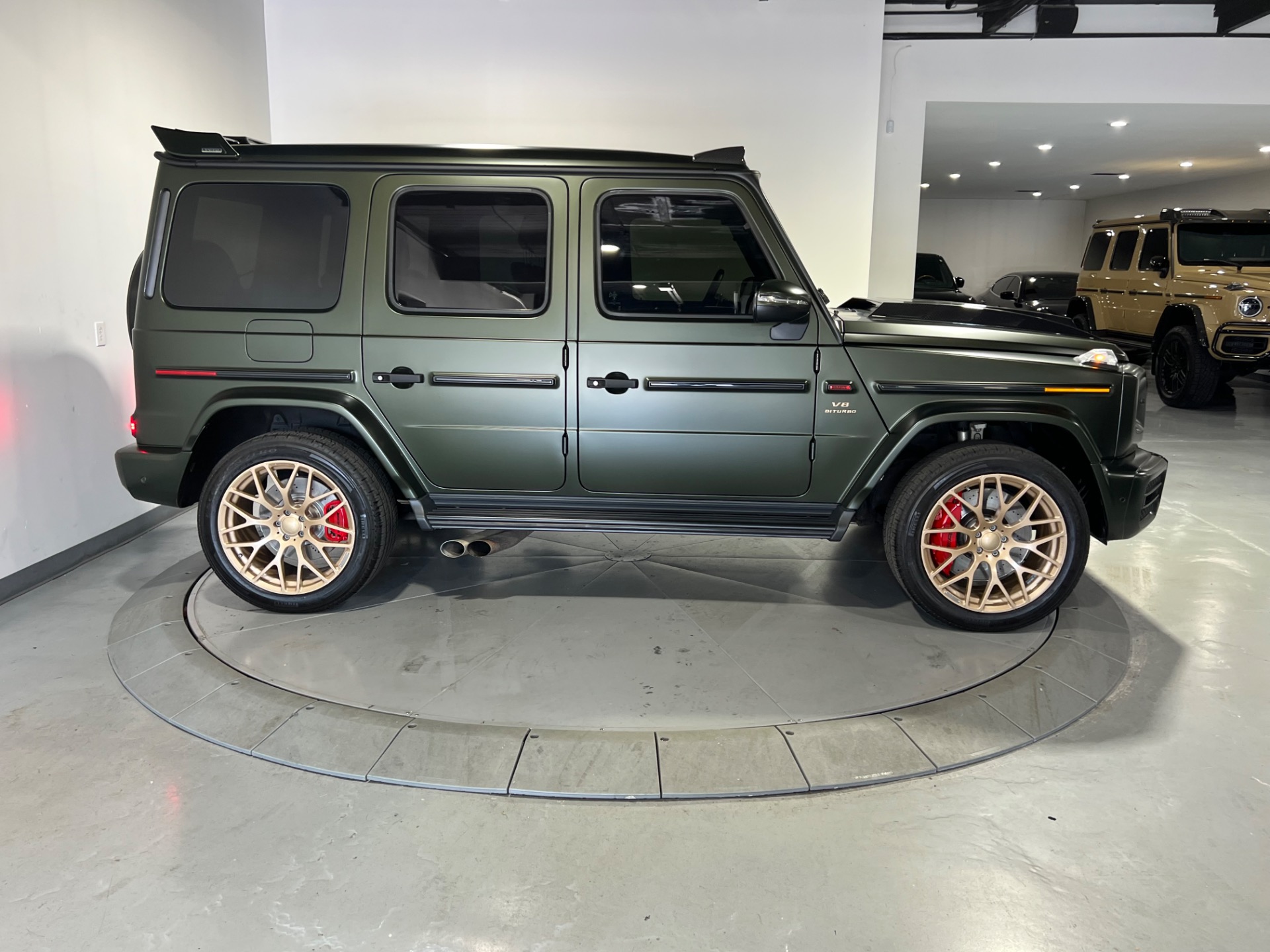Used 2019 designo Olive Metallic Mercedes-Benz G-Class AMG G63 BRABUS ...