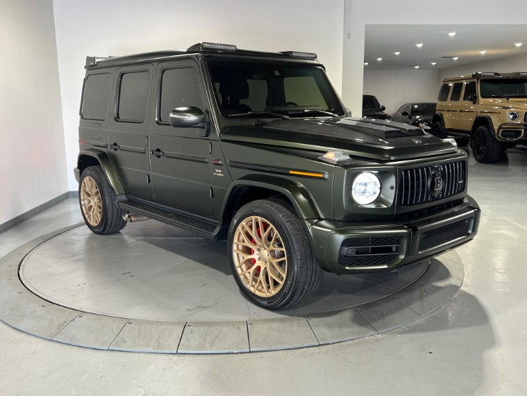Used 2019 designo Olive Metallic Mercedes-Benz G-Class AMG G63 BRABUS ...