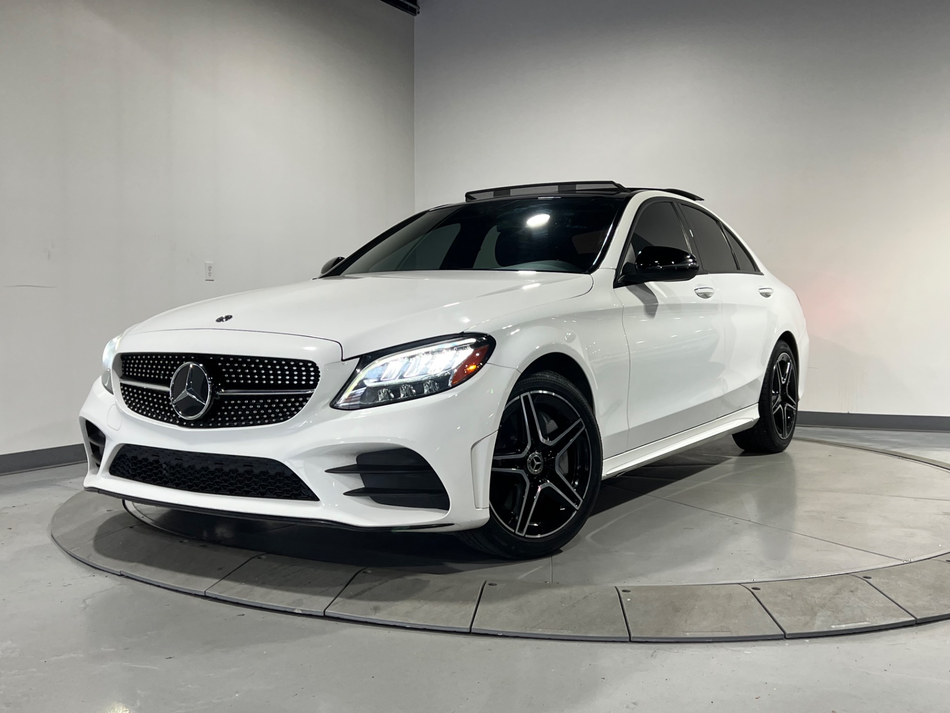 Used 2020 Polar White Mercedes-Benz C-Class c300 4matic AWD C 300 ...