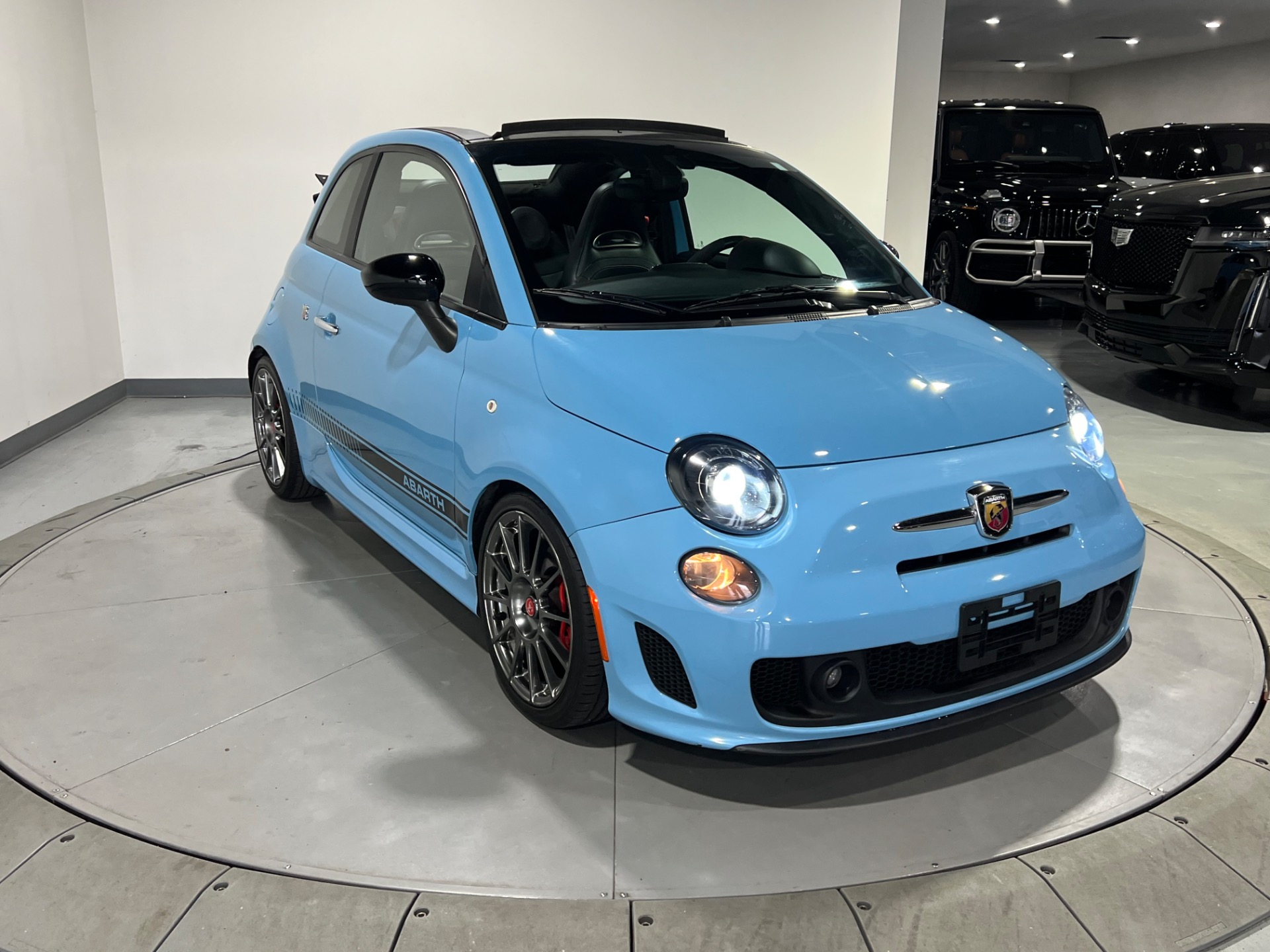 Used 2017 Celeste Blu FIAT 500c Abarth Convertible Abarth For Sale ...