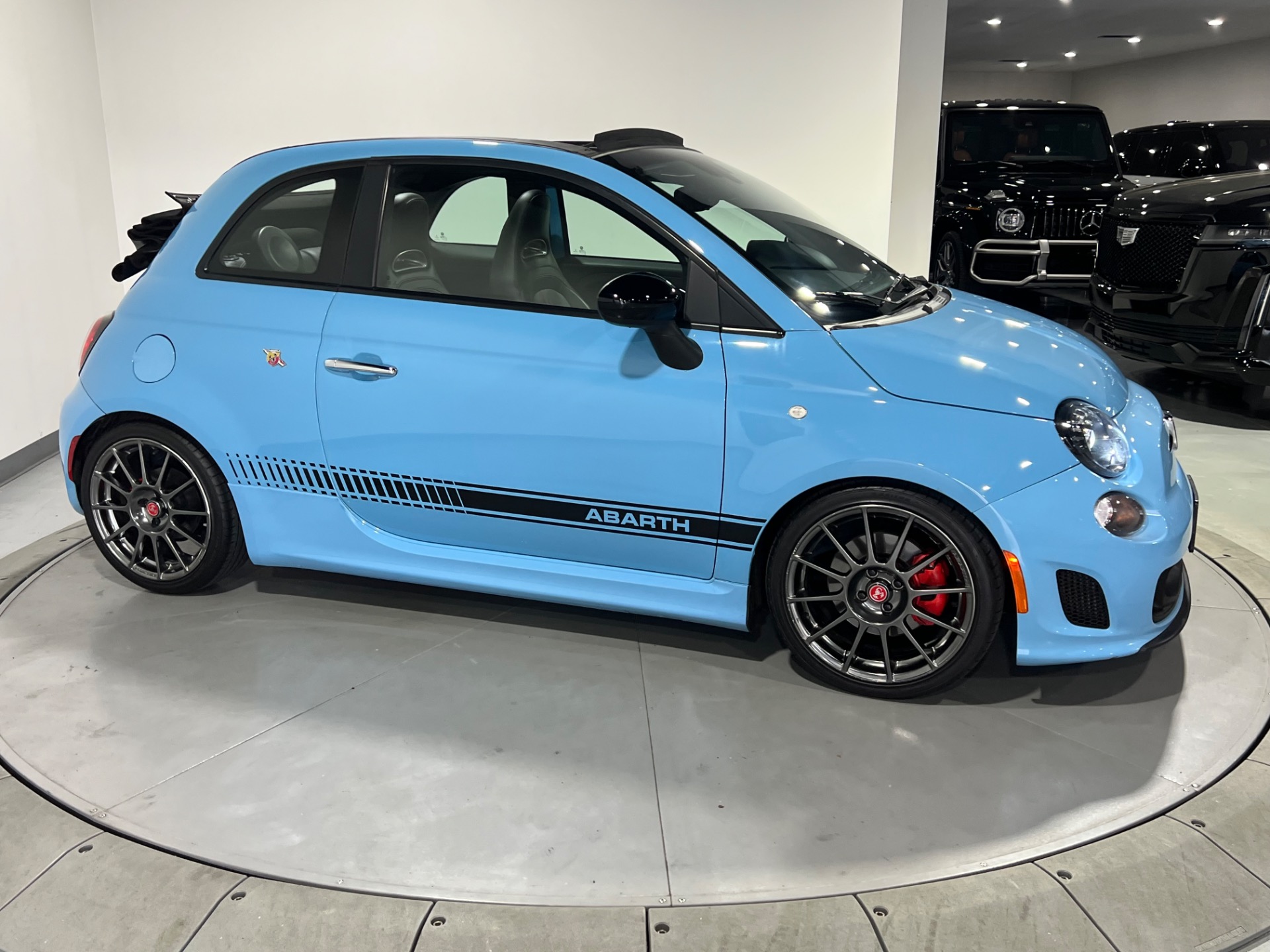 Used 2017 Celeste Blu FIAT 500c Abarth Convertible Abarth For Sale ...