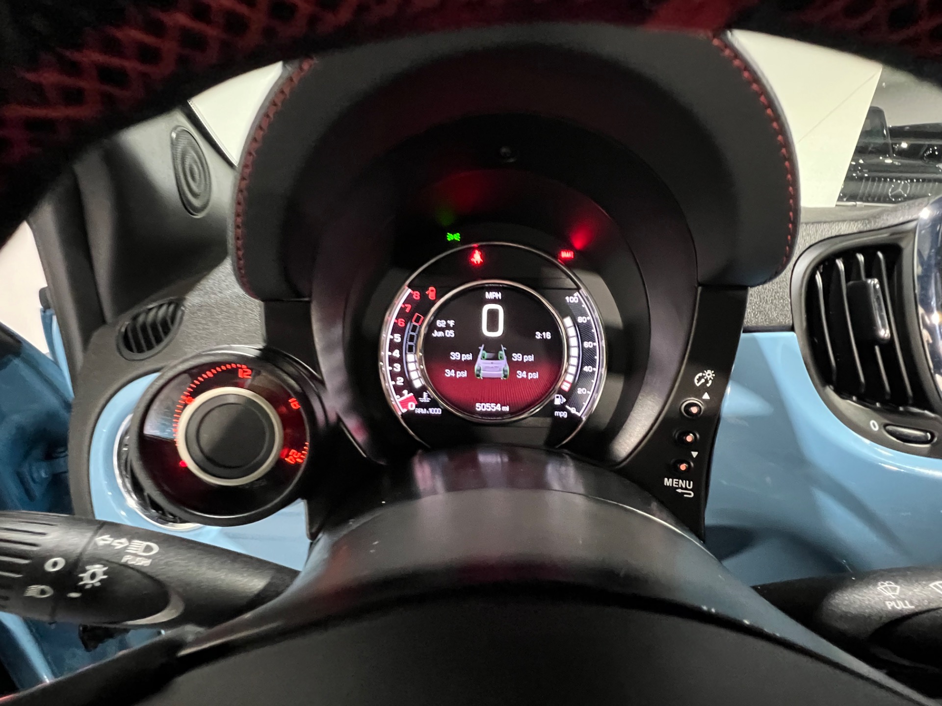 Used 2017 Celeste Blu FIAT 500c Abarth Convertible Abarth For Sale ...