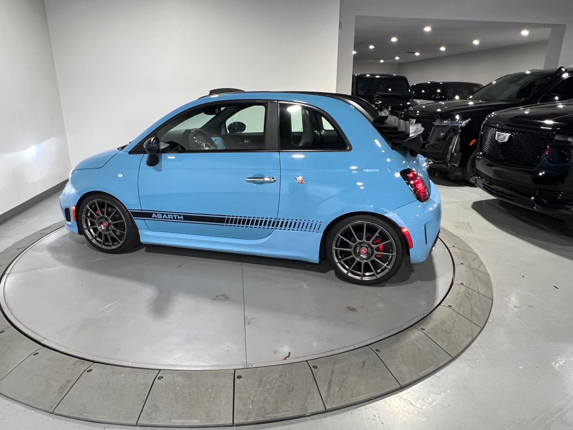 Used 2017 Celeste Blu FIAT 500c Abarth Convertible Abarth For Sale ...
