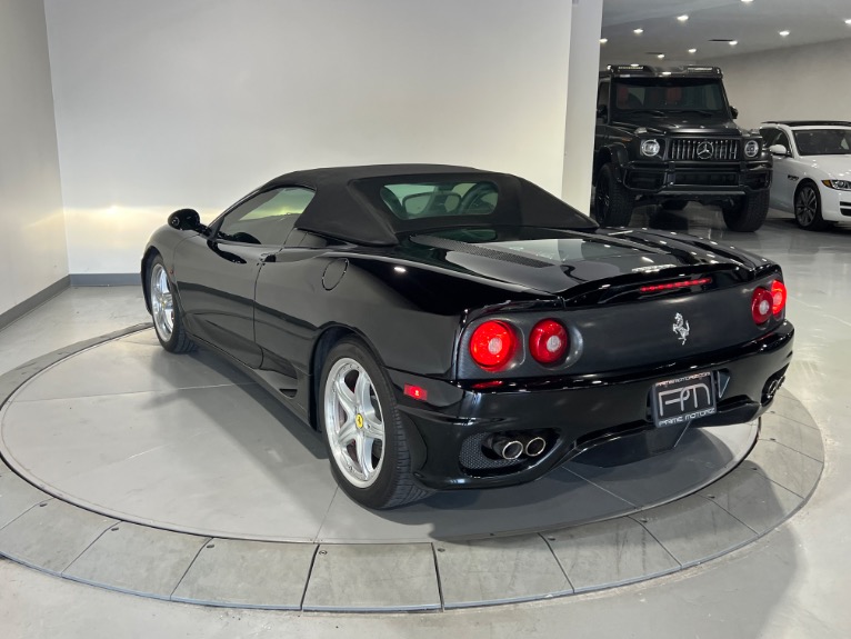 Used 2001 Nero Daytona Ferrari 360 Spider Books Original Window Sticker ...