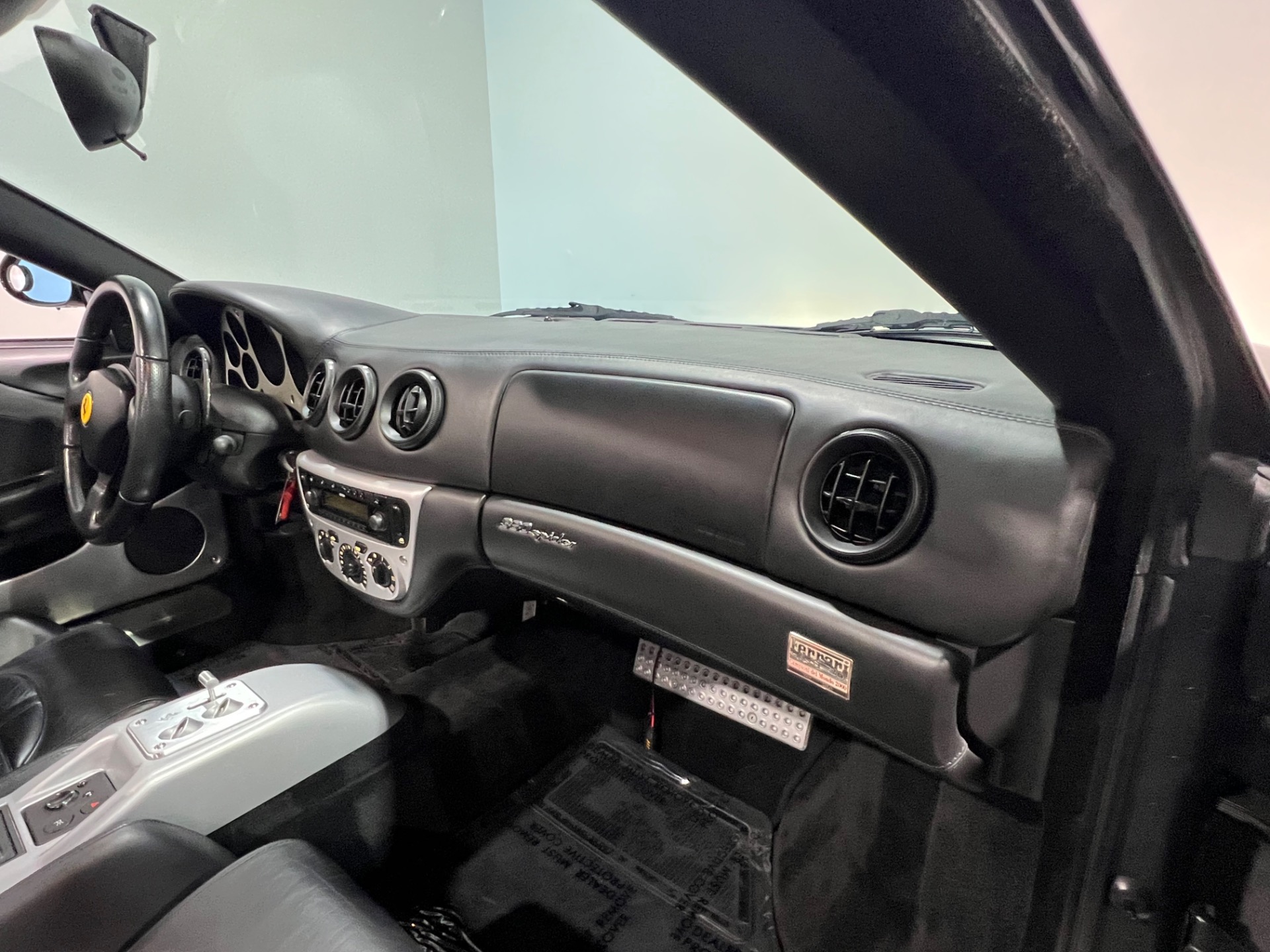 Used 2001 Nero Daytona Ferrari 360 Spider Books Original Window Sticker ...