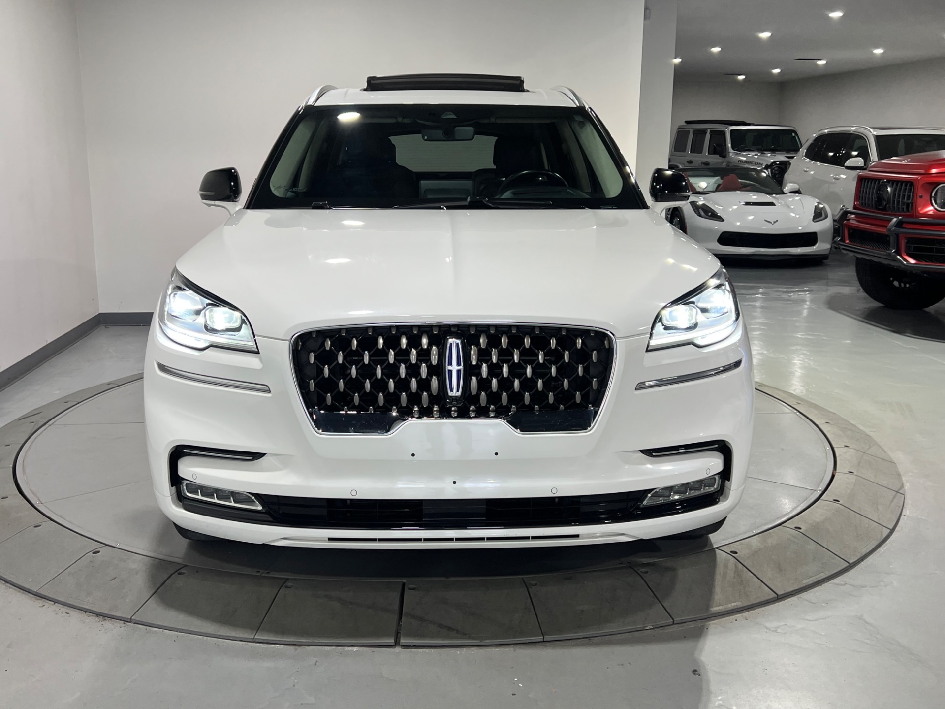 Used 2020 Ceramic Pearl Tri-Coat Lincoln Aviator GRAND TOURING AWD ...