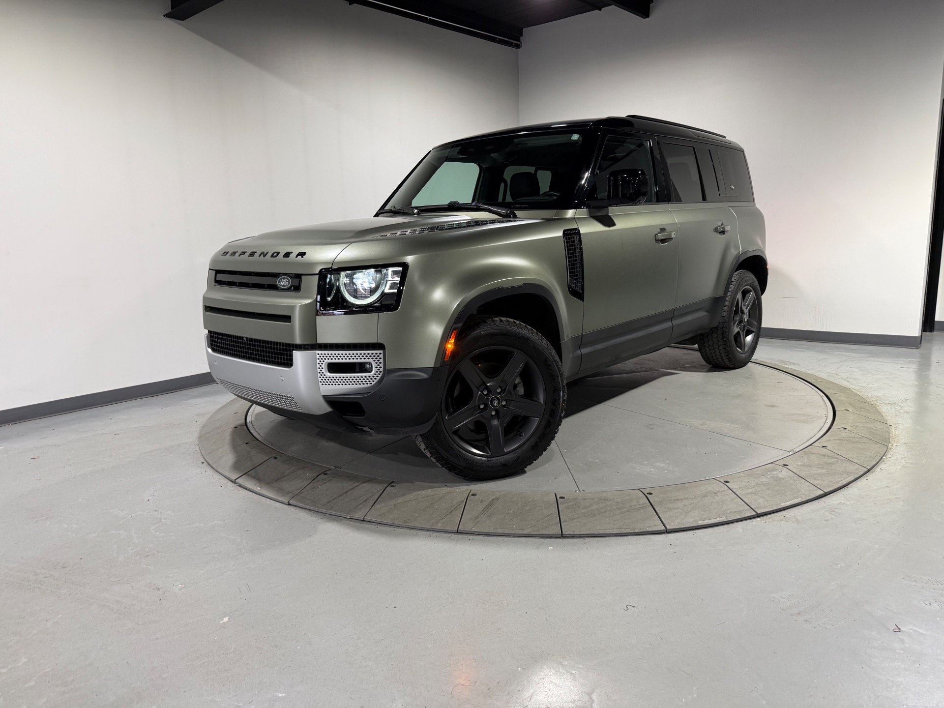 Used 2022 Pangea Green Metallic Land Rover Defender 110 S AWD Full ...