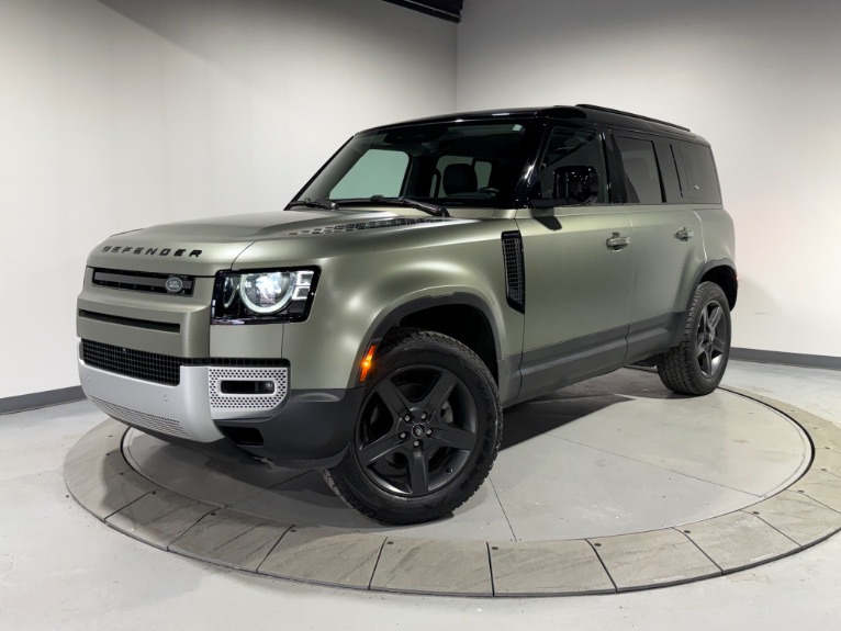 Used 2022 Pangea Green Metallic Land Rover Defender 110 S AWD Full ...