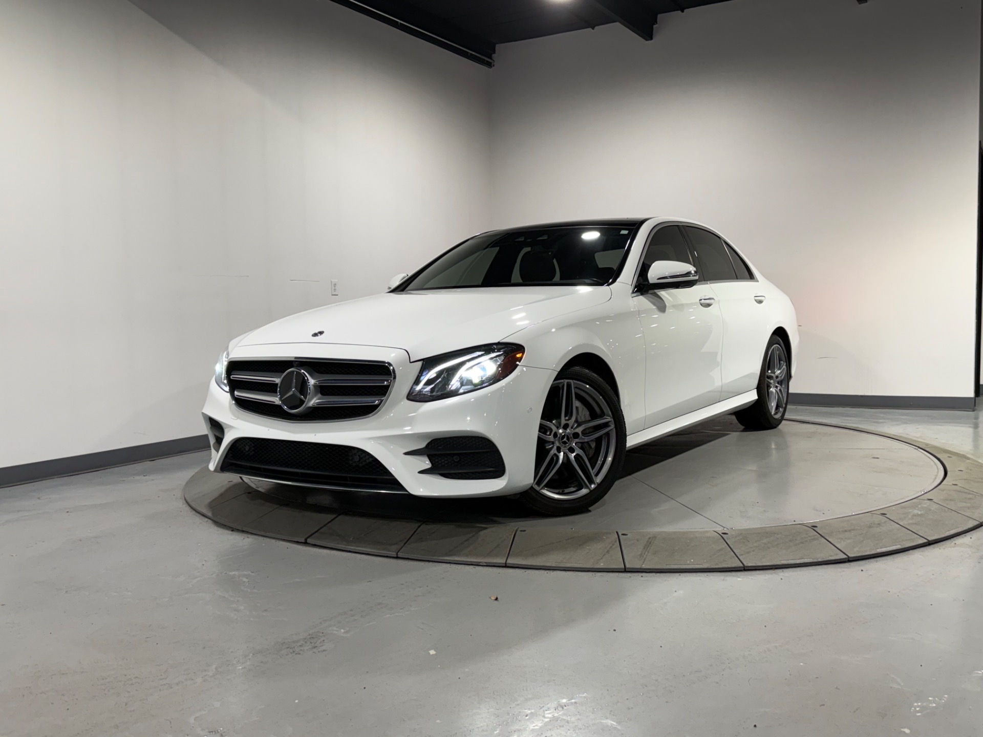 Used 2019 Polar White Mercedes-Benz E-Class E300 Sport Sedan 4matic AWD ...