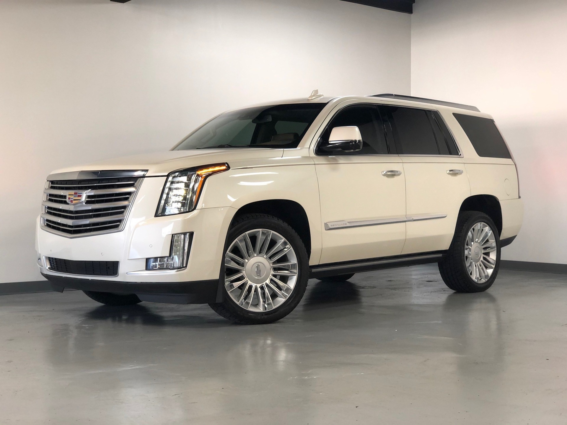 Pearl White Cadillac