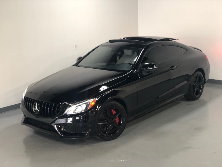Used 2017 Obsidian Black Metallic Mercedes-Benz C-Class Coupe C300 AWD ...