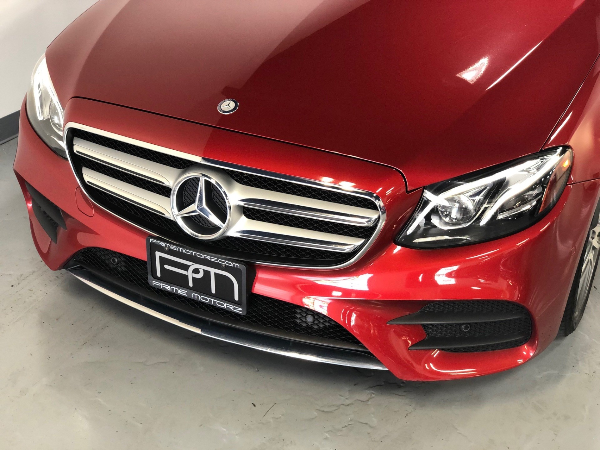 Used 2017 designo Cardinal Red Metallic Mercedes-Benz E-Class E300 AWD ...