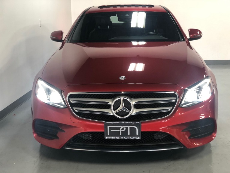 Used 2017 designo Cardinal Red Metallic Mercedes-Benz E-Class E300 AWD ...
