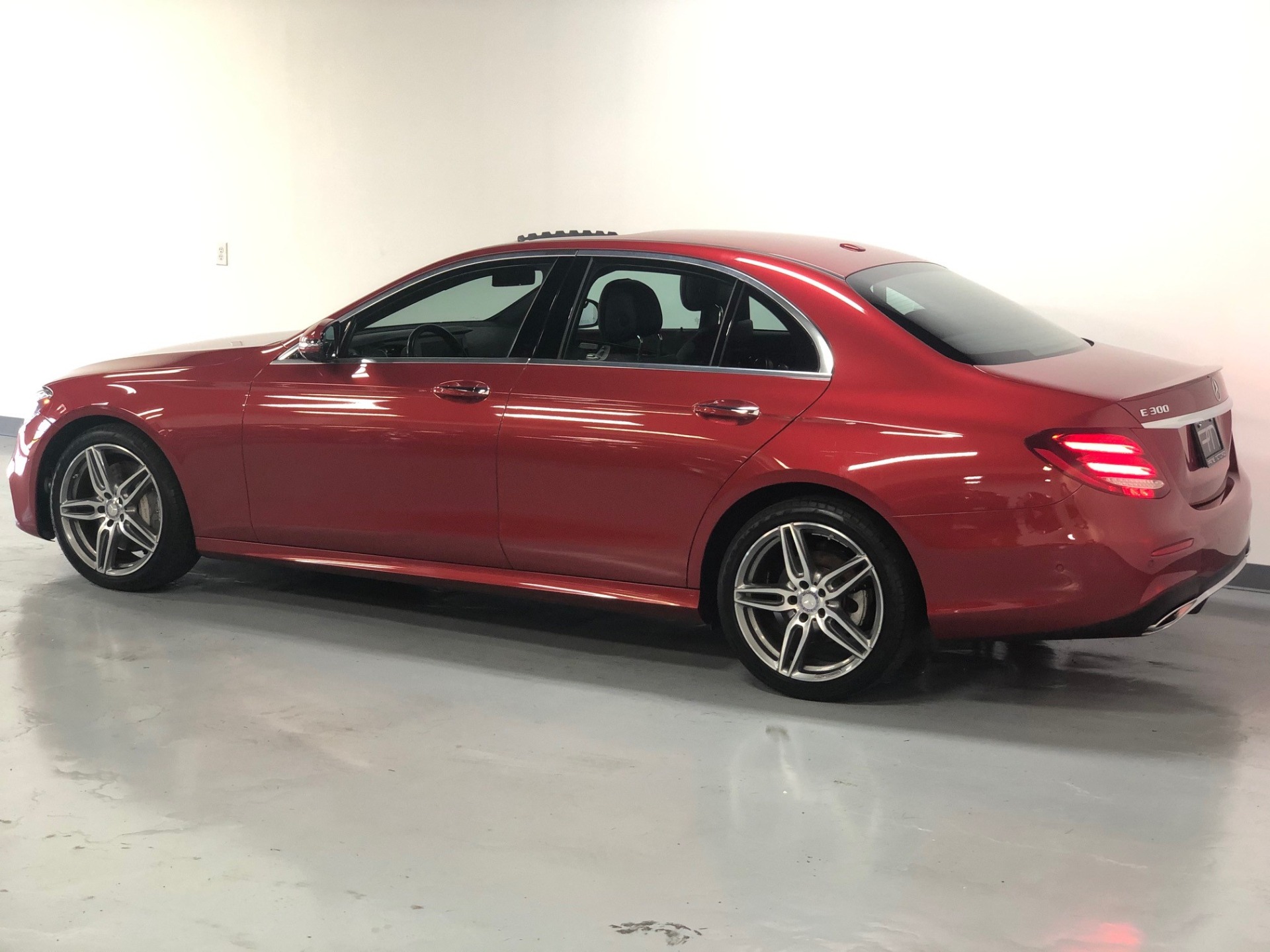 Used 2017 designo Cardinal Red Metallic Mercedes-Benz E-Class E300 AWD ...