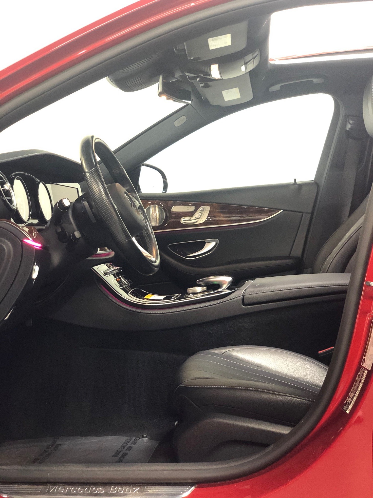 Used 2017 designo Cardinal Red Metallic Mercedes-Benz E-Class E300 AWD ...