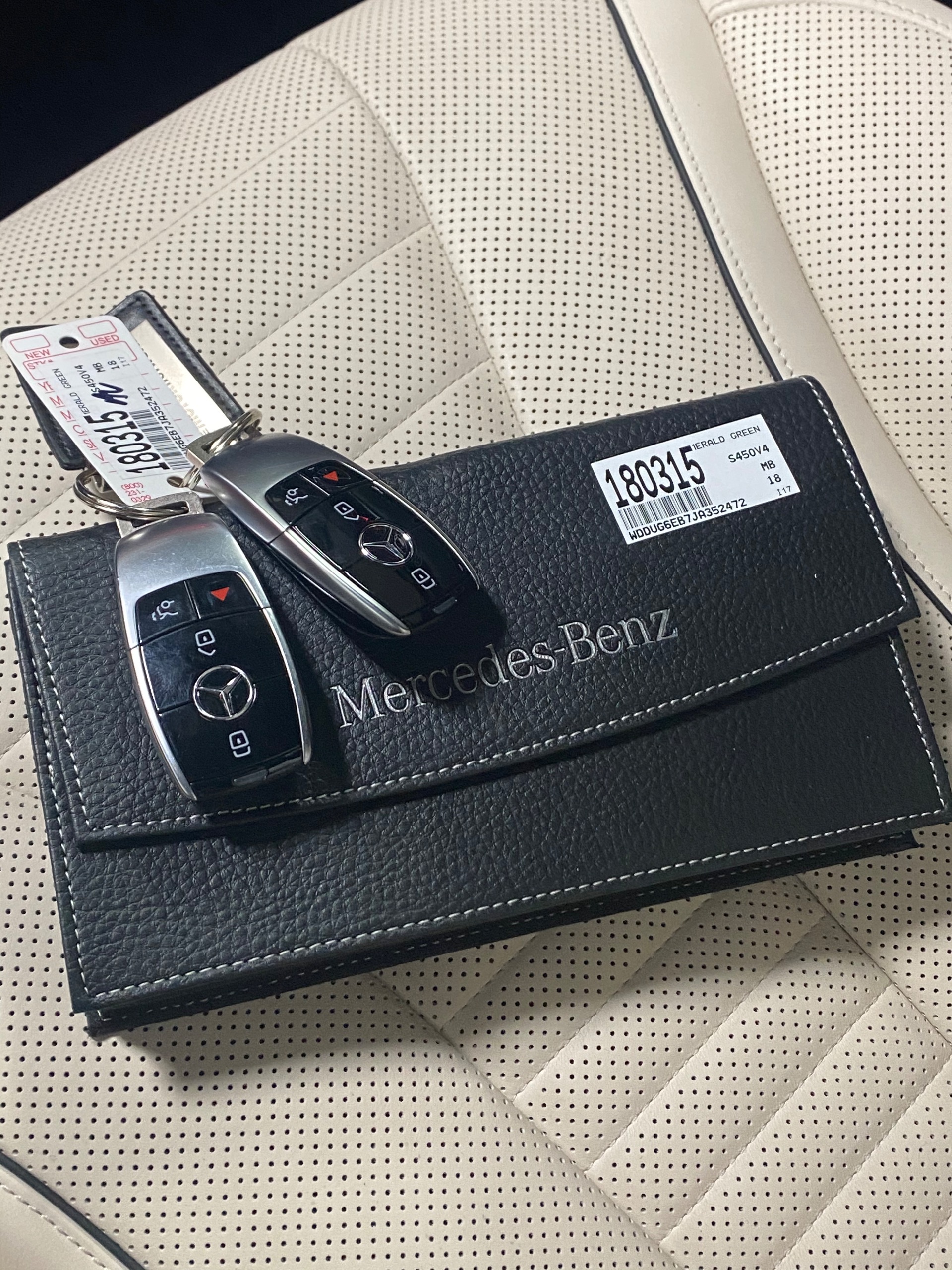 Used 2018 Emerald Green Metallic Mercedes-Benz S-Class S450V4 AWD S 450 ...