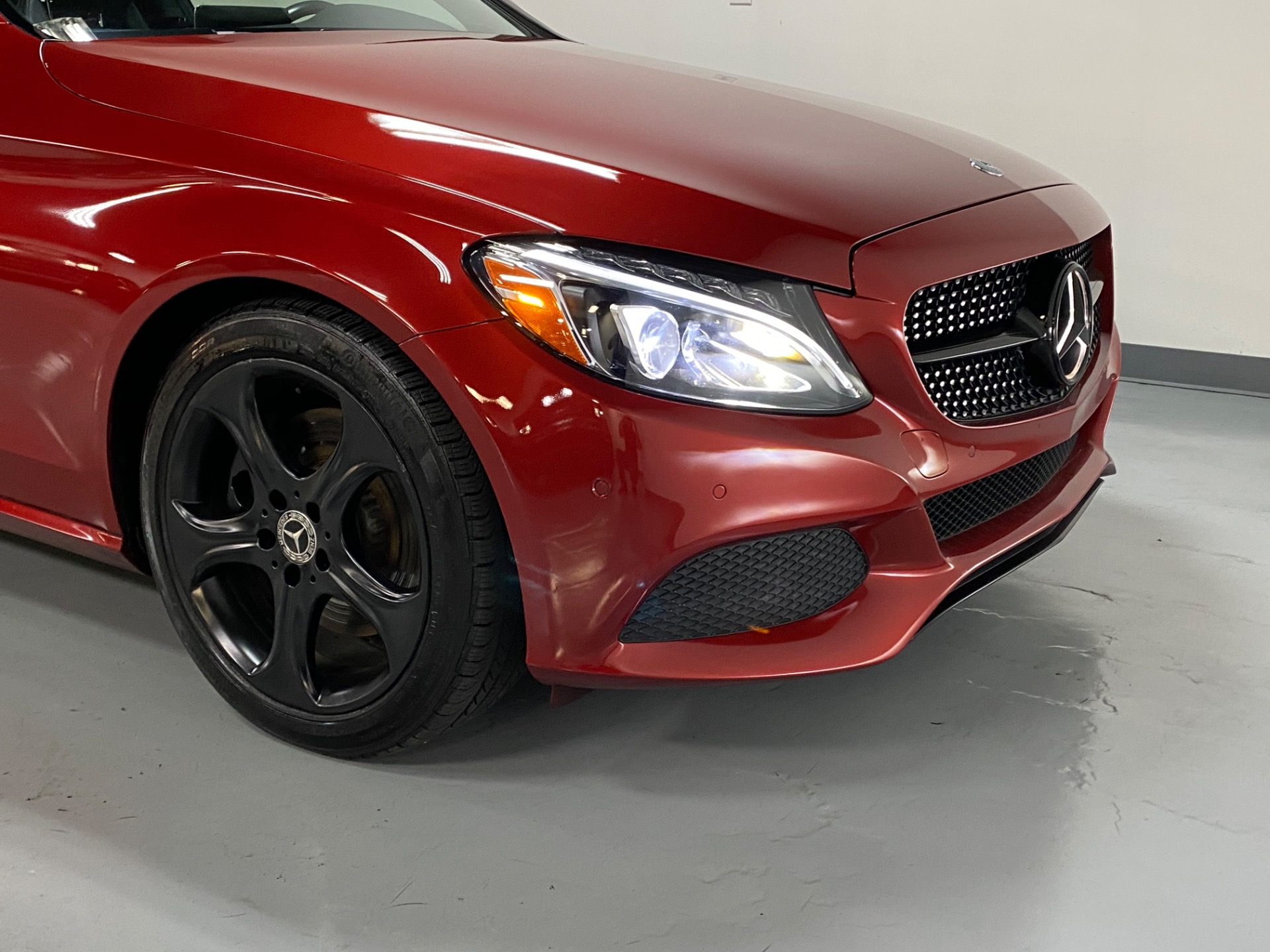 Used 2017 designo Cardinal Red Metallic Mercedes-Benz C-Class C300 ...