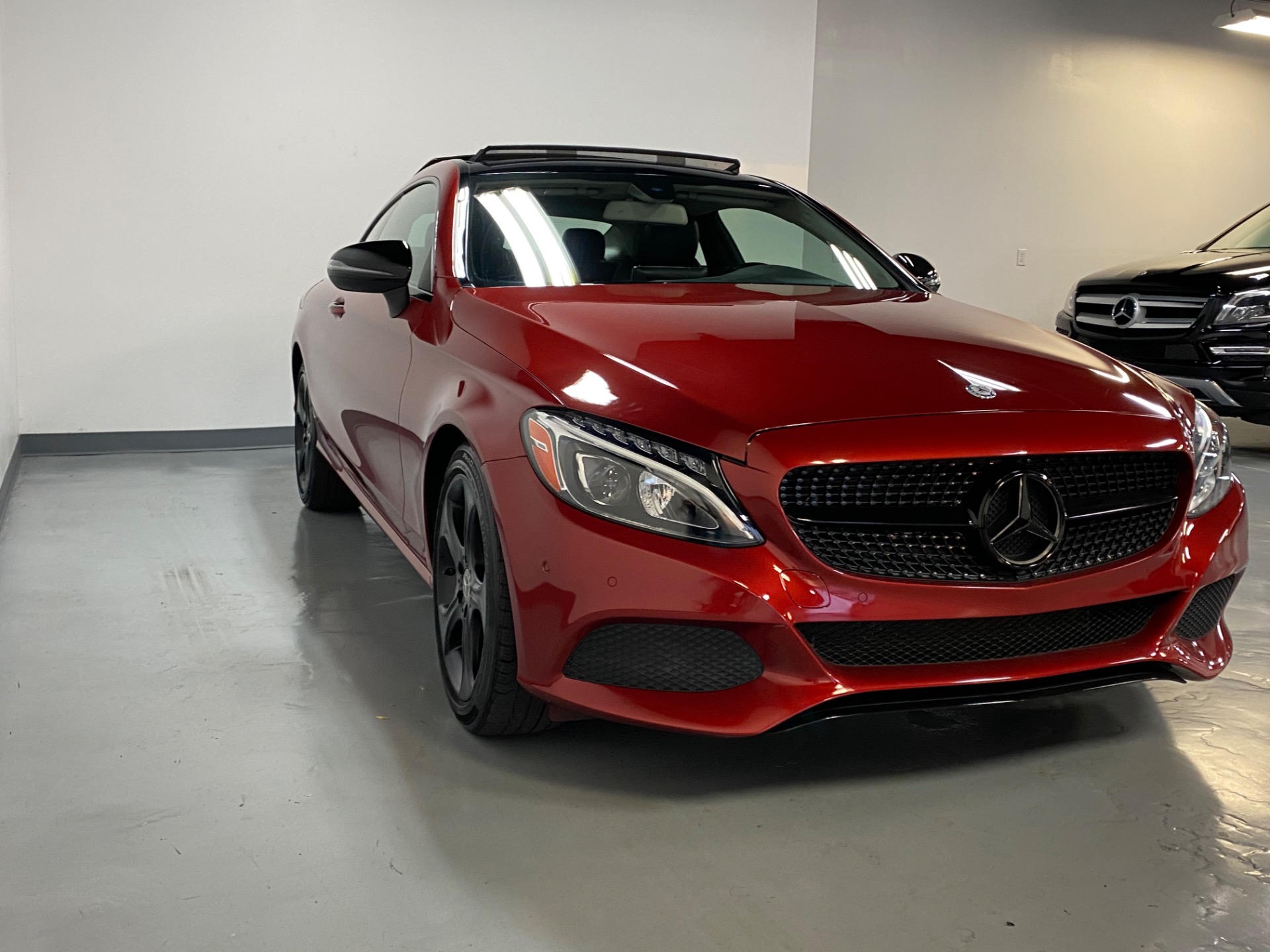 Used 2017 designo Cardinal Red Metallic Mercedes-Benz C-Class C300 ...