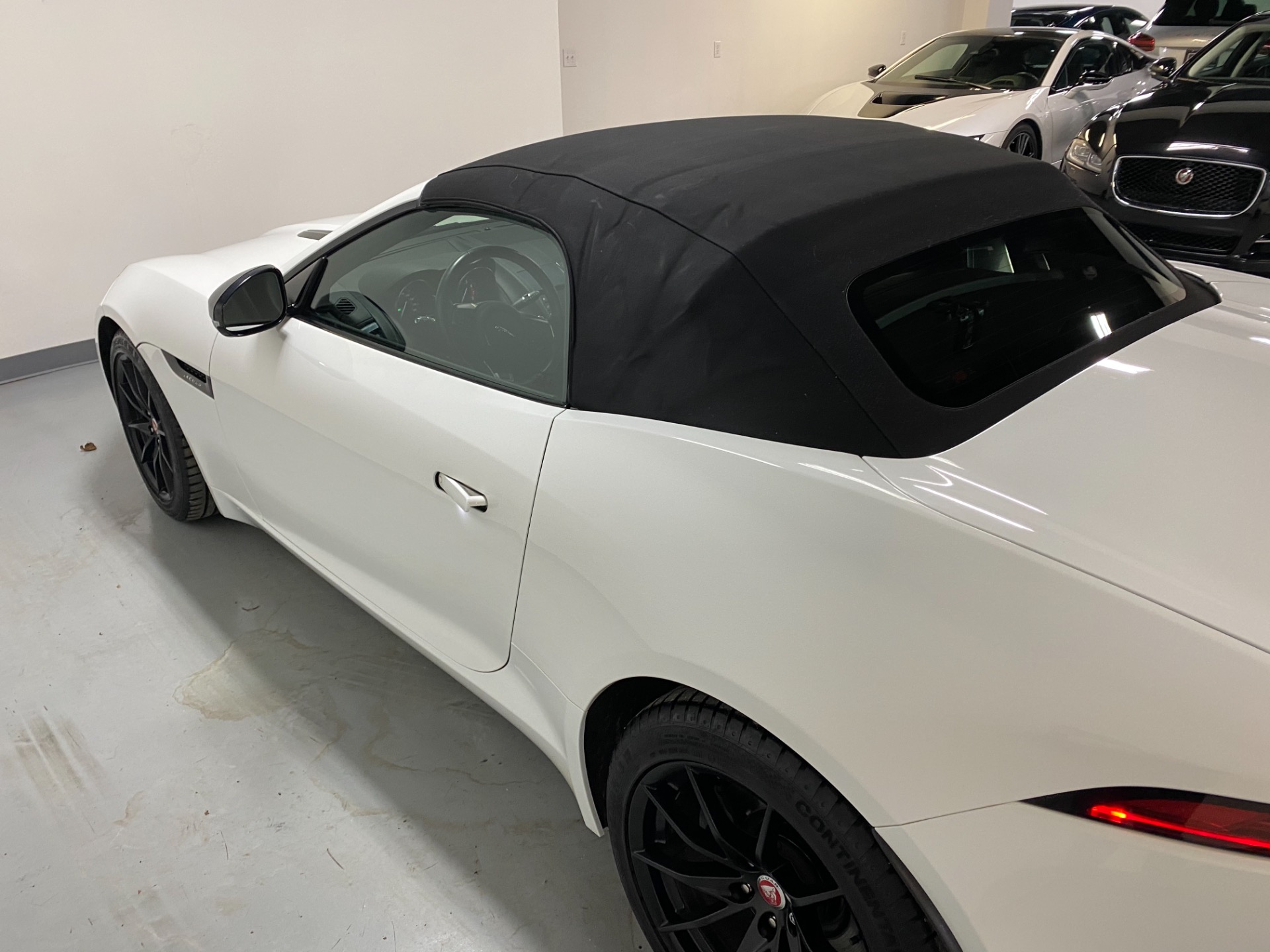 Used 2018 Fuji White Jaguar F-TYPE 2 DOOR CONVERTIBLE 296HP For Sale ...
