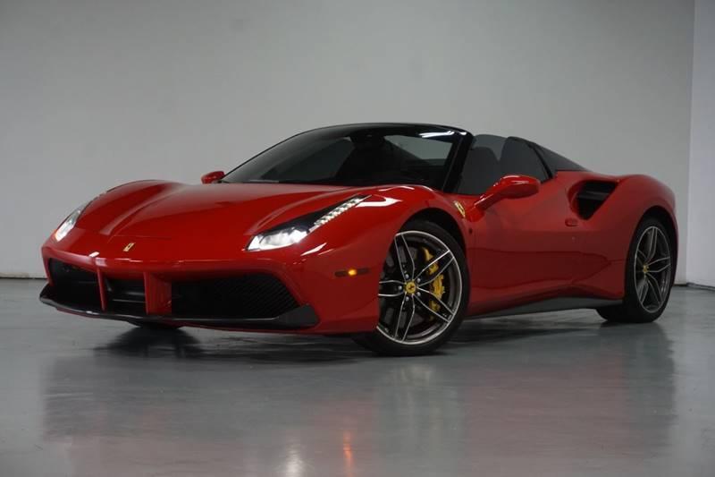 Red Ferrari Spider Convertible
