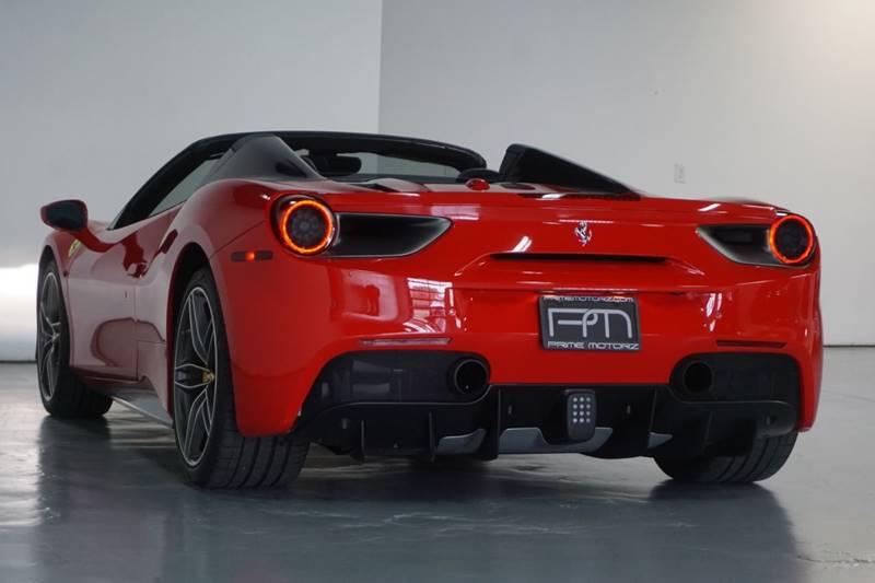 Used 2017 Red Ferrari 488 Spider Base 2dr Convertible For Sale (Sold ...