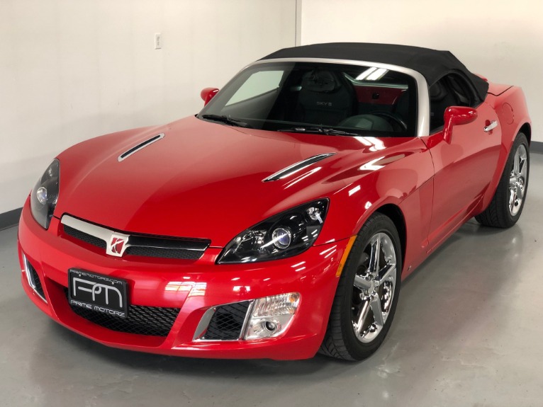 Used 2009 Ruby Red Saturn SKY REDLINE TURBO CONVERTIBLE Red Line For ...