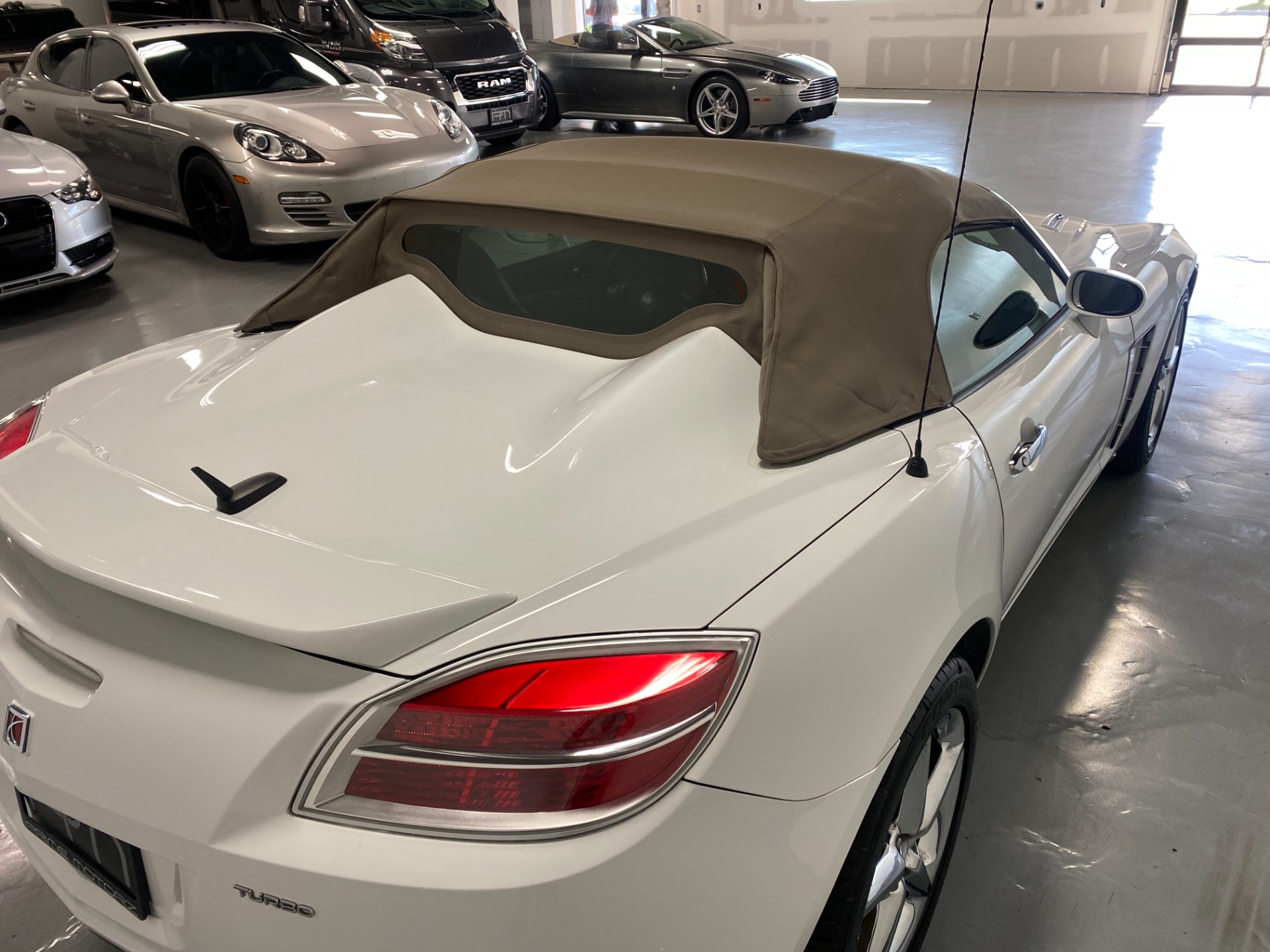 Used 2008 Polar White Saturn SKY red line convertible Red Line For Sale ...